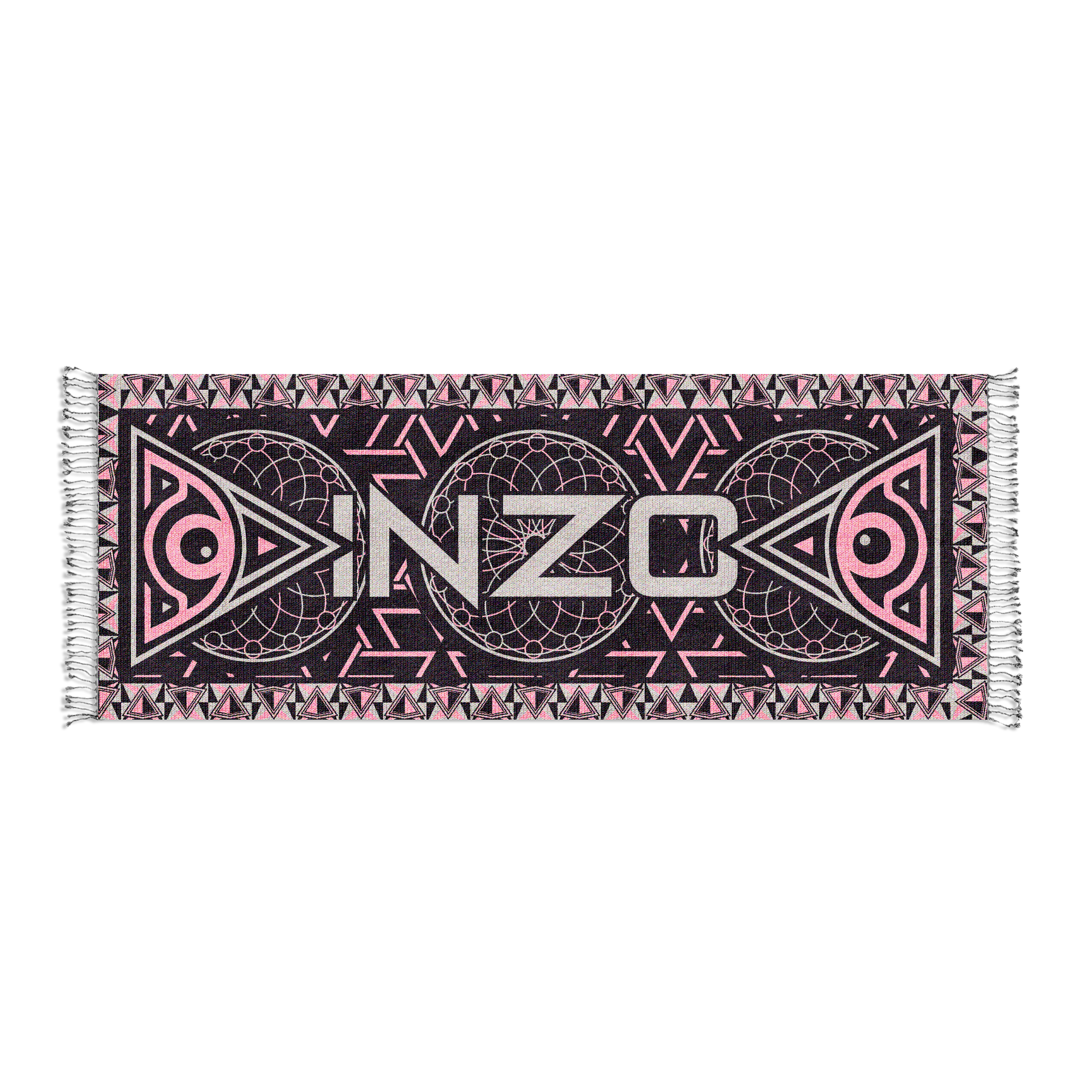 Fractal Sight Metallic Knit Pashmina – INZO Store